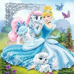 Ravensburger Disney: Belle, Popelka a Locika / 3x49 dílků / od 5 let