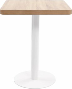 Bistro stolek světle hnědý 60 x 60 cm MDF 286429