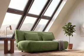 Designová rozkládací pohovka Litonya 200 cm zelená