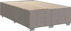 Box spring postel s matrací taupe 120x190 cm textil 3285460