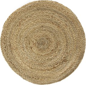 Kulaté jutové prostírání / předložka Fronie - Ø 43cm