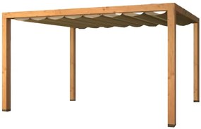 Lazy Momo Dřevěná pergola se sluneční harmonikou Varianta: 324x324, Sahara písková