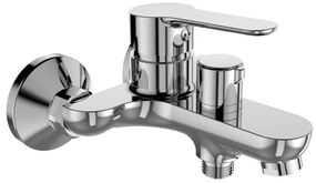 Mereo Mereo, Vanová nástěnná baterie, Zuna, bez příslušenství, chrom, CB901A04Z