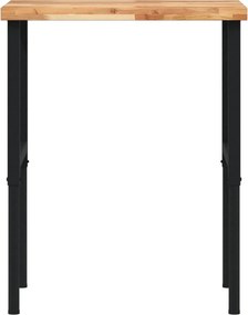 Pracovní stůl 80 x 60 x (73–99,5) cm masivní akácie obdélníkový 3309692