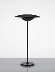 NV 9492441 Venkovní stolní lampa FABIO černý litý hliník a matný akryl LED 2W 3000K 5V DC 83st. IP54 vypínač na těle / USB kabel - NOVA LUCE