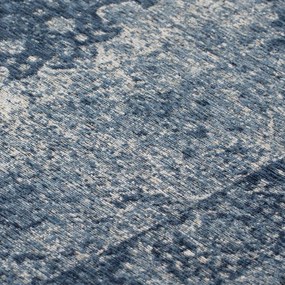 Flair Rugs, Běhoun Manhattan Antique Blue, 60x230, modrá, chodba / předsíň