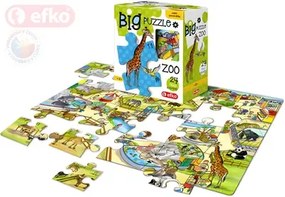 EFKO Baby puzzle V ZOO / 24 dílků / velké dílky / od 2 let