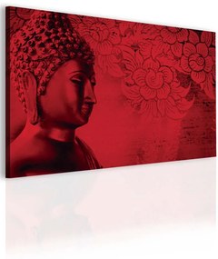 Obraz Buddha červený Velikost (šířka x výška): 150x100 cm