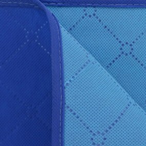 vidaXL Pikniková deka 150x200 cm [131581] Barva: Modrá a světle modrá