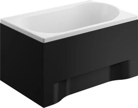 Polimat Akrylátová obdélníková vana Mini 100x65 (110x70) Barva: Bílá, Rozměry (cm): 100x65