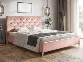 Čalouněná postel 160x200 cm Alex Barva: Růžová - Primo 221