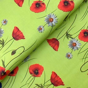 Ubrus PVC Mirabella 6910B - Polní kvítí 140cm x 20m