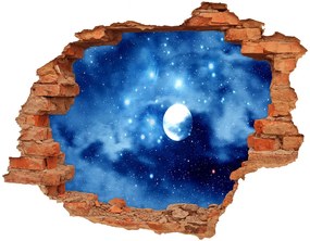 Wallmuralia Foto fotografie díra na zeď Měsíc v úplňku 90x70 cm