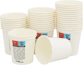 Papírové kelímky na kávu s víčky 1000 pcs 4oz 100ml 3325215