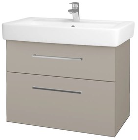 Dřevojas Koupelnová skříň Q MAX SZZ2 80 Varianta: N01 Bílá lesk / Úchytka T01 / N03 Graphite