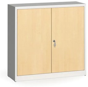 Alfa 3 Svařované skříně s lamino dveřmi, 1150 x 1200 x 400 mm, RAL 7035/bříza