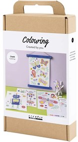 Creativ Company Kreativní sada Craft Kit Colouring Butterfly & Robot