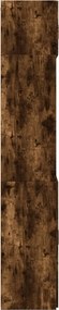 Úzká úložná kouřový dub 70x42,5x225 cm kompozitní dřevo 3281319
