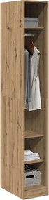Šatní skříň dub artisan 30 x 50 x 200 cm kompozitní dřevo 3307692