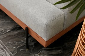 Hanah Home Rohová pohovka LIVA šedá levá 287 cm 825BLC2817