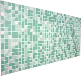 Obkladový 3D PVC panel 96 x 48 cm - mozaika zelená