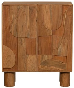 Hoorns Dřevěná komoda Atrey 80 x 43 cm
