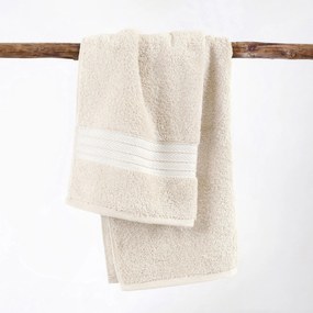 Goldea froté ručník / osuška kaya - přírodní 50 x 100 cm