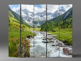 Liox Paraván potok v rakouských horách Rozměr: 225 x 180 cm