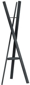 Černý věšák z dubového dřeva 62x176 cm Rakku – Blomus