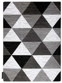 koberec ALTER Rino trojúhelníky šedá velikost 120x170 cm | krásné koberce cz
