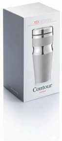 XD Design, Termohrnek Contour, 350 ml, stříbrná