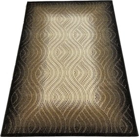 HU Béžový, hnědý moderní koberec Lagos 29-Beige Rozměr: 60x100 cm