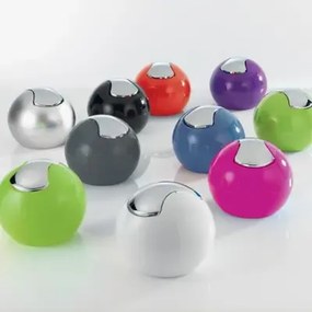 Spirella BOWL mini výklopný odpadkový koš 1 L modrý / plast