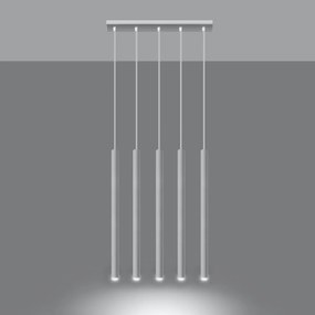 Sollux Lighting Závěsné svítidlo PASTELO 5 bílé