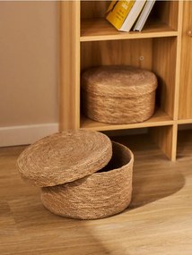 Sinsay - Sada pletených košů na ukládání 2 pack - béžová