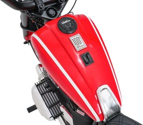 Elektrická motorka BMW R18 červená