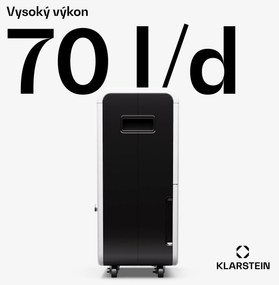 Klarstein DryFy Grand Smart 70, odvlhčovač, WiFi, kompresní, 70 l/24 h, 60-90 m²