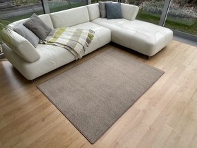 Vopi | Kusový koberec Matera hnědý - 80 x 400 cm