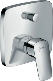 Hansgrohe Páková vanová baterie Logis pod omítku, chrom