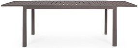 BIZZOTTO Rozkládací zahradní stůl HILDE 160x90 cm hnědý 0662981