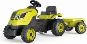 Smoby Šlapací traktor Farmer XL s vozíkem zelená / od 3 let