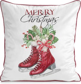 VÁNOČNÍ DEKORAČNÍ POVLAK NA POLŠTÁŘ COZY8 45X45 CM VZOROVANÝ