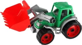 TEDDIES Traktor s nakladačem a bagrem / Traktor / Plast / Volný chod /