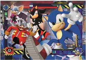 Clementoni 29797 Puzzle Ježek Sonic v akci 180 dílků / od 7 let