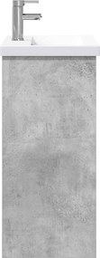 Sada koupelnového nábytku Betonově šedá 81 x 40 x 84,5 cm 3404285