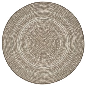 Béžový venkovní koberec Universal Silvana Rutto, ⌀ 120 cm