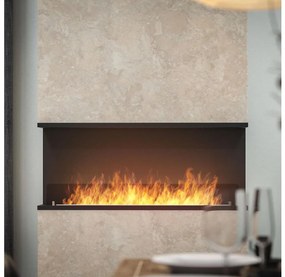 InFire - Vestavěný BIO krb 120x50 cm 3kW černá INSIDE C1200 V2