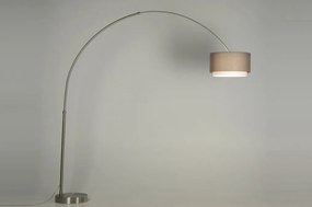 Stojací oblouková lampa Adamo Soffito Taupe
