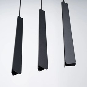 Sollux Lighting Závěsná lampa PRYSM 3L černá
