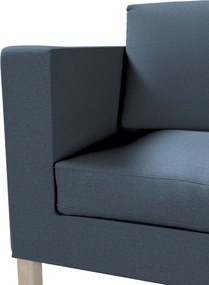 Potah na pohovku IKEA  Karlanda 2-místná, krátký barva modrá látka pletený vzor